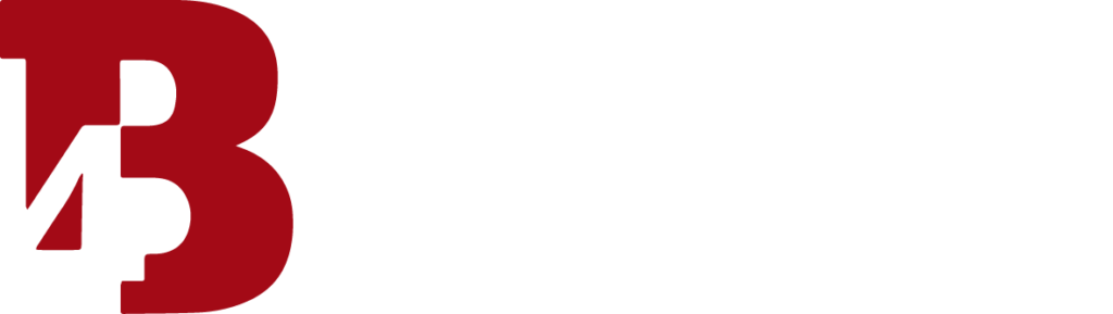 B4 Logo Maroon B – White Letters | B4 Logistics